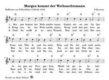 Hänschen klein - Kinderlied: Noten • Text • Ananlyse | BabyDuda ...