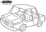Ausmalbilder Auto & Malvorlagen für Kinder | BabyDuda » Malbuch